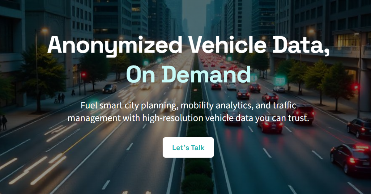 Mobito | Anonymized Vehicle Data, On Demand